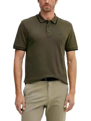 BOSS Button-fastening Polo Shirt - Green
