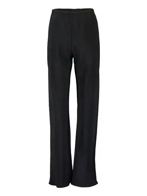 PETER COHEN Silk Trousers - Black