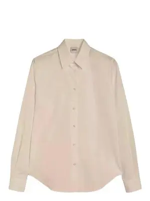 Aspesi Long-sleeve Button-down Shirt - Neutrals