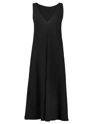 PETER COHEN Glide Sleeveless Midi Dress - Black