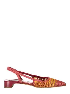 Gabriela Hearst 25mm Perro Interwoven Slingback Pumps - Pink