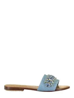 Mystique Calgary Flat Sandals - Blue
