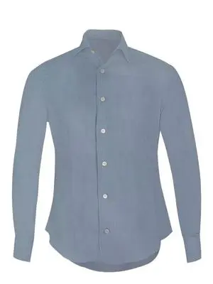 Eleventy Long-sleeve Button-down Shirt - Blue