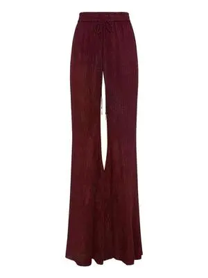 Gabriela Hearst Pleated Drawstring-waist Pants - Red