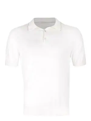 Eleventy Short-sleeve Polo Shirt - White