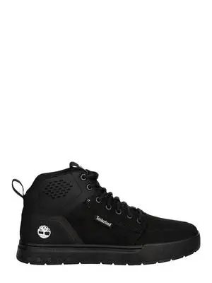 Timberland Lace-up Logo Boots - Black