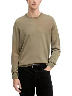 BOSS Crew-neck Long-sleeve Sweater - Neutrals