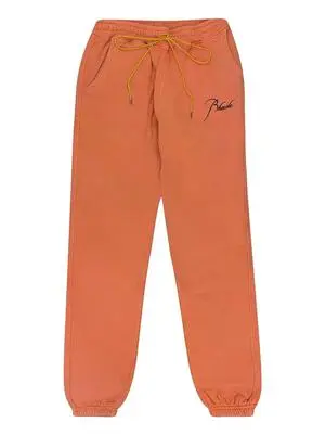 Rhude Drawstring-fastening Track Pants - Orange