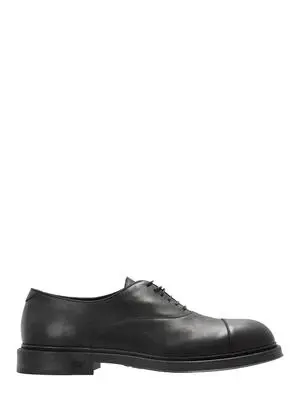 Emporio Armani Cap-toe Oxford Shoes - Black