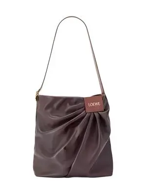 Loewe Draped Shoulder Bag - Brown