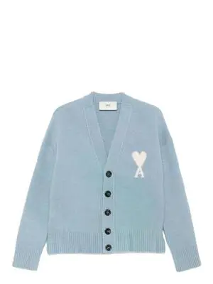 Ami De Coeur Button-up Cardigan - Blue