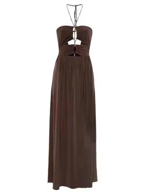 Ba&sh Jea Midi Dress - Brown