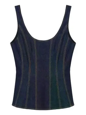 Simkhai Lachlan Denim Top - Blue