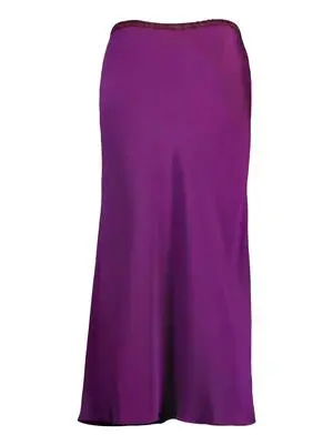 PETER COHEN Bias-cut Slip Skirt - Purple