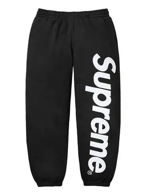 Supreme Logo Appliqué Track Pants - Black