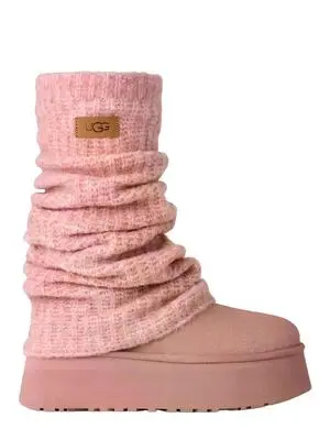 UGG Classic Mini Dipper Legwarmer Boots - Pink