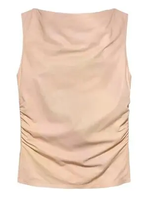 ARMA Lina Draped Sleeveless Blouse - Pink
