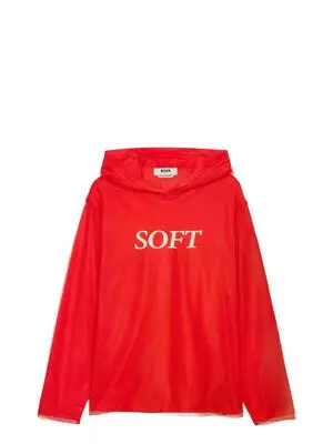 MSGM Long-sleeve Hoodie - Red