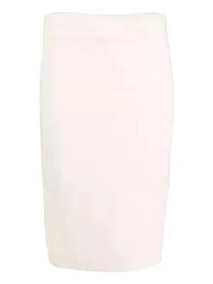 Avenue Montaigne Pencil Skirt - White