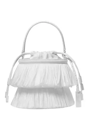 Michael Kors Mini Ischia Bucket Bag - White