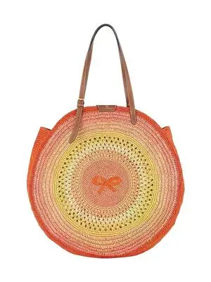 ANYA HINDMARCH Round Bow Tote Bag - Orange