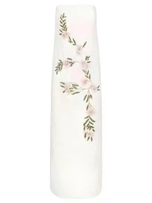 Staud Casey Floral-embroidered Dress - Neutrals