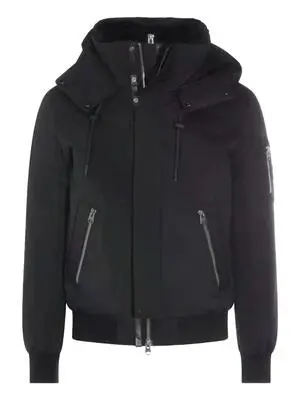 Mackage Quilted Hooded Jacket - Black