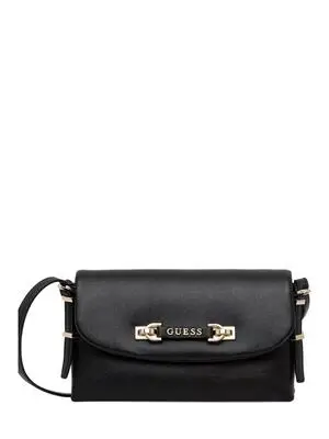 Guess Logo Cross-body Bag - Black