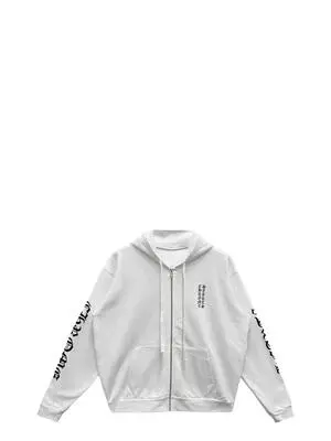 Chrome Hearts Monogram Zip Hoodie - White