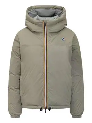 K-WAY Le Vrai 4.0 Albine Hooded Jacket - Neutrals