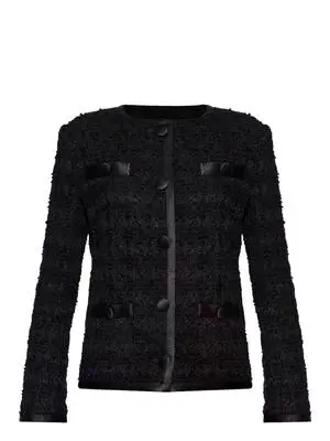 Dolce & Gabbana Buttoned-trim Jacket - Black
