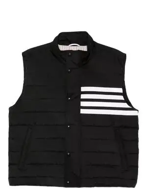 Thom Browne Ripstop Down-filled 4-bar Gilet - Black