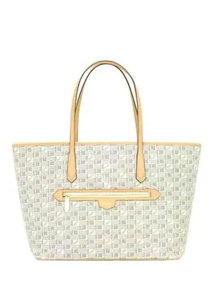 Moreau Monaco Monogram-pattern Tote Bag - Neutrals