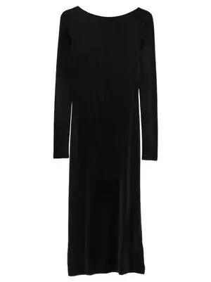 Filippa K Scoop-back Jersey Midi Dress - Black