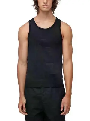 OSKLEN Ribbed-knit Tank Top - Black