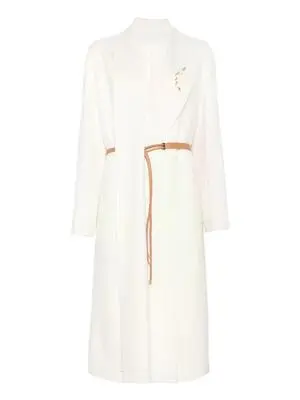 LISKA Belted Coat - Neutrals