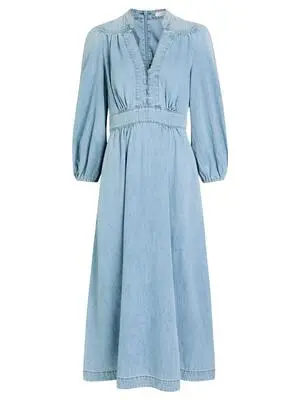 Zimmermann Wanderlust Midi Dress - Denim