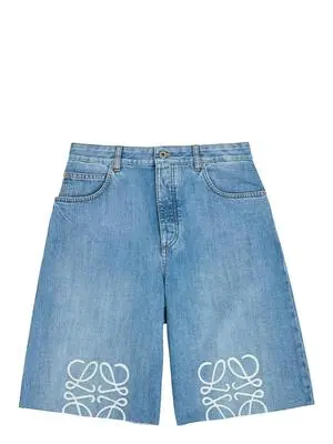 Loewe Anagram Shorts - Denim