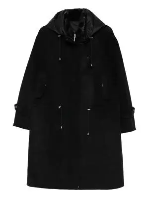 LISKA Cashmere Coat - Black