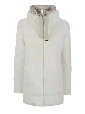 Herno Funnel-neck Jacket - White
