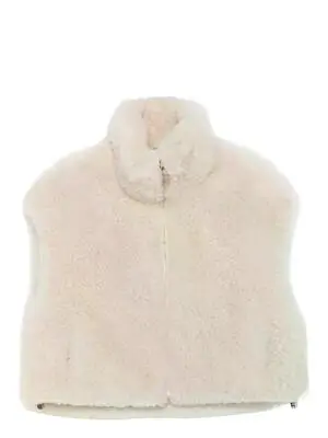 LISKA High-neck Gilet - Neutrals