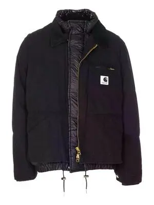 Sacai X Carhartt Wip Zip Hood Jacket - Black