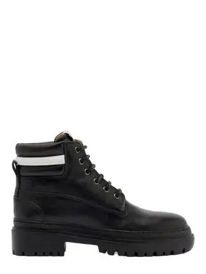 Bally Hallen Leather Boots - Black