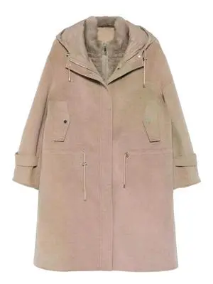 LISKA Layered Coat - Neutrals