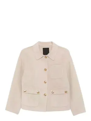 LISKA Jack Front-button Jacket - Neutrals