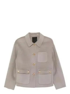 LISKA Jack Front-button Jacket - Grey