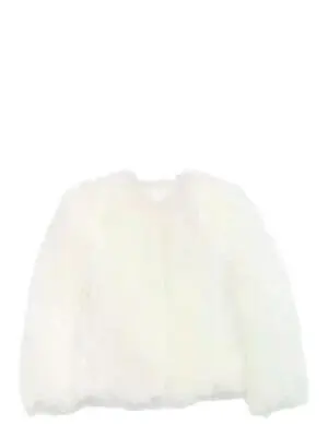 LISKA Goat-fur Jacket - White
