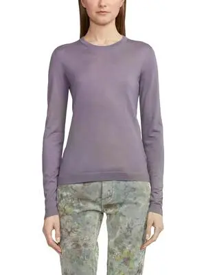 Ralph Lauren Long-sleeve Knit Top - Purple