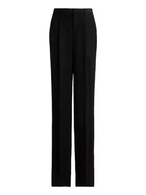 Ralph Lauren Acklie Tailored Wool Trousers - Black