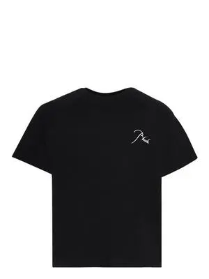 Rhude Classique Raglan Tee And White - Black